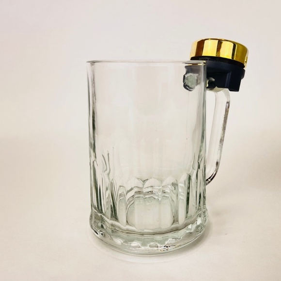 Vintage | Dining | Vintage Tudor Dema Glass Beer Stein With Bell | Poshmark